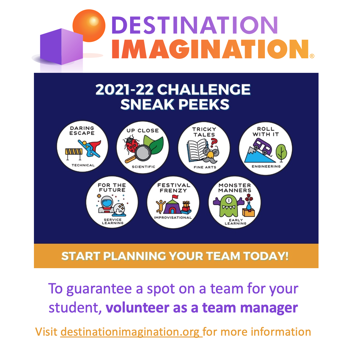 Destination Imagination – Old Settlers Elementary PTA